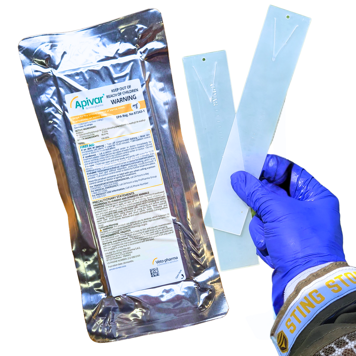 Apivar Original + Apivar 2.0 Varroa Mite Strips – Foxhound Bee Company