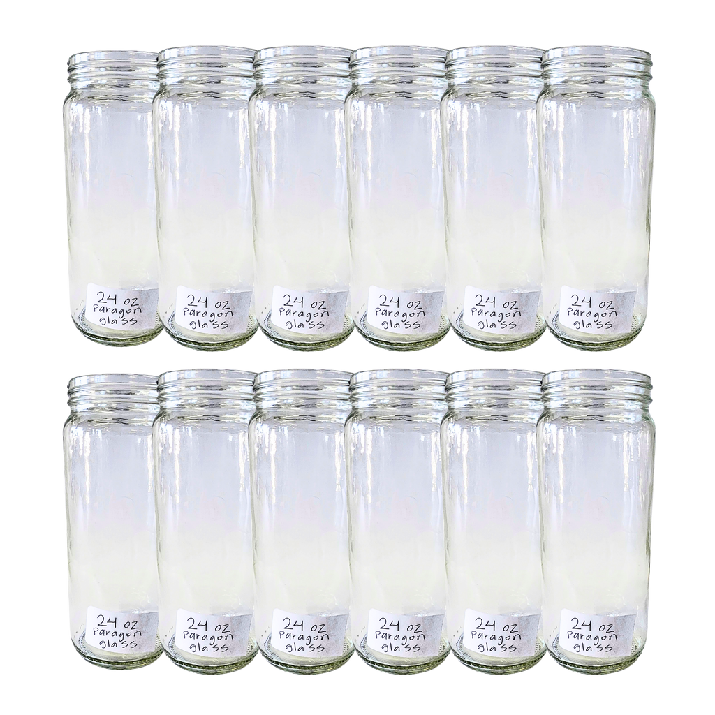 24 oz (16 fl oz) Glass Paragon Jars – Foxhound Bee Company