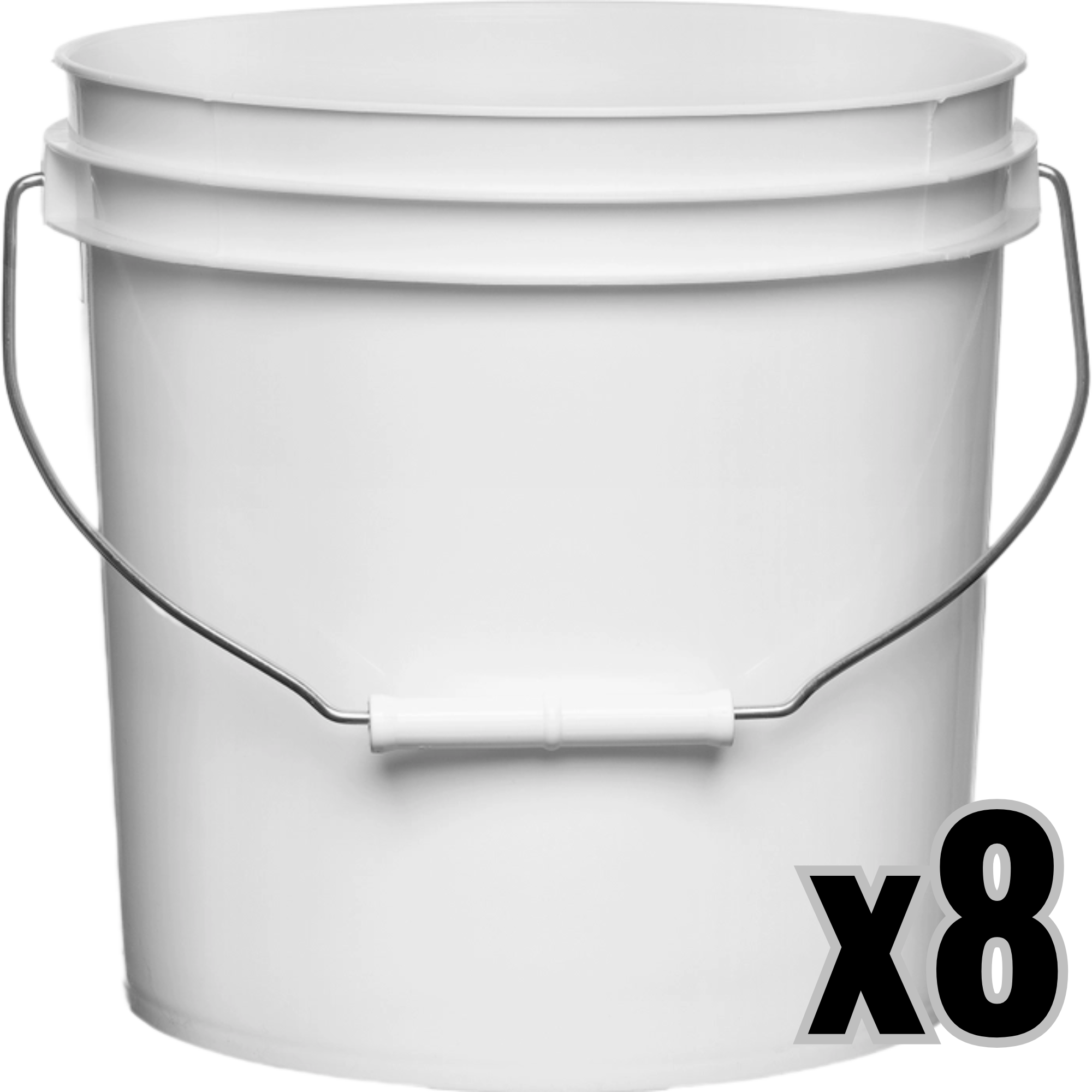 2 Gallon Round Bucket and Lid with Gasket – Foxhound Bee Company