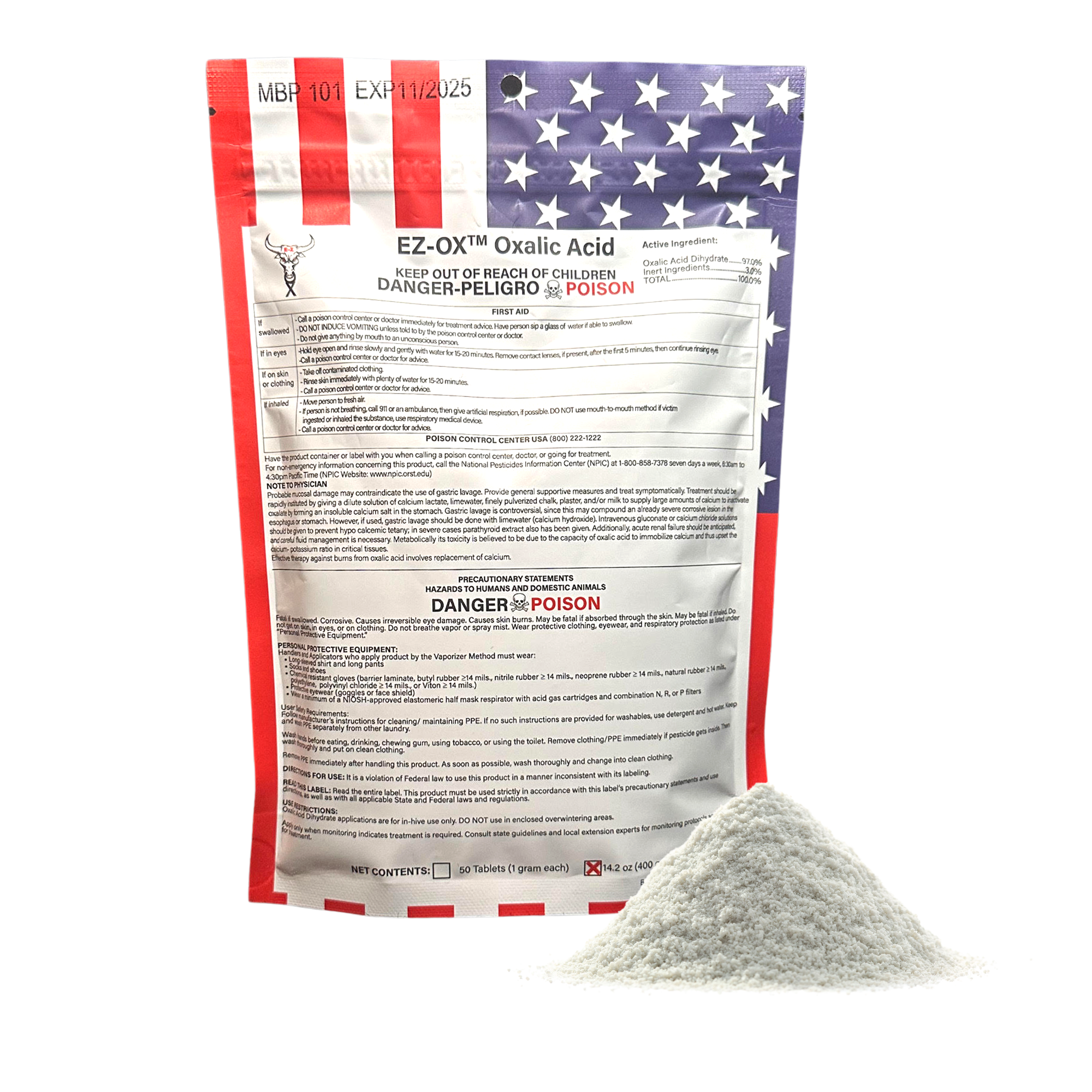 EZ-OX Oxalic Acid – Foxhound Bee Company