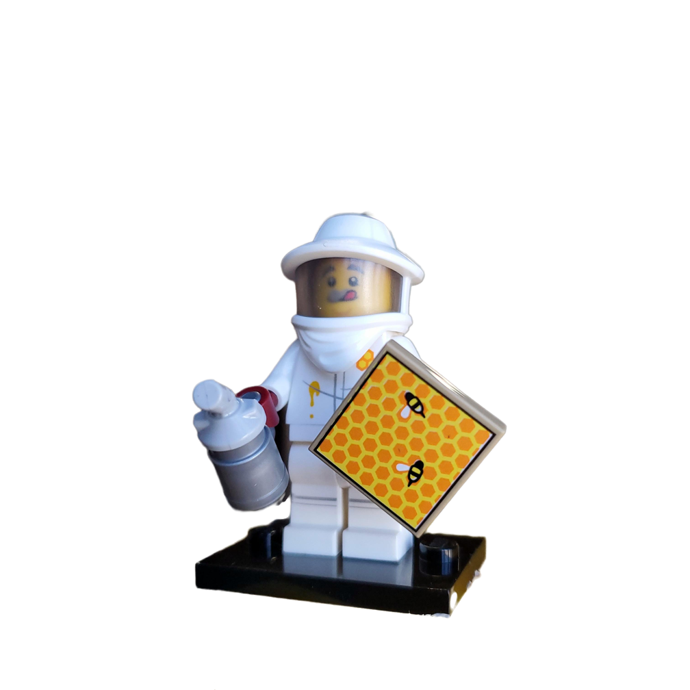 Lego Beekeeper Mini Figure – Foxhound Bee Company