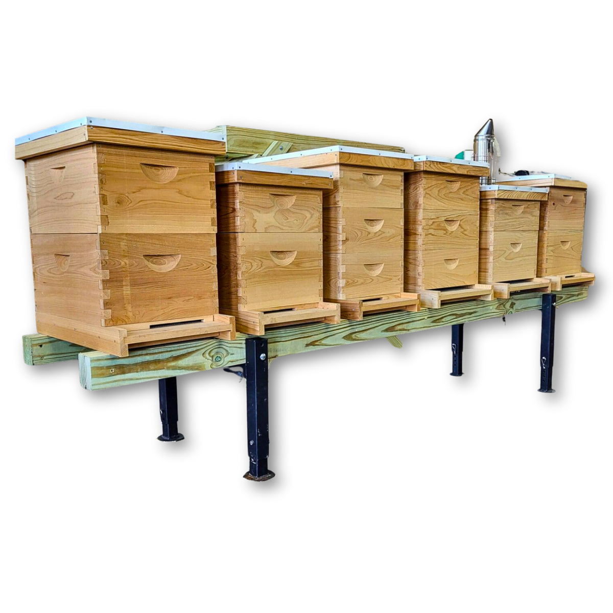 Metal Hive Stand with Adjustable Legs – Foxhound Bee Company
