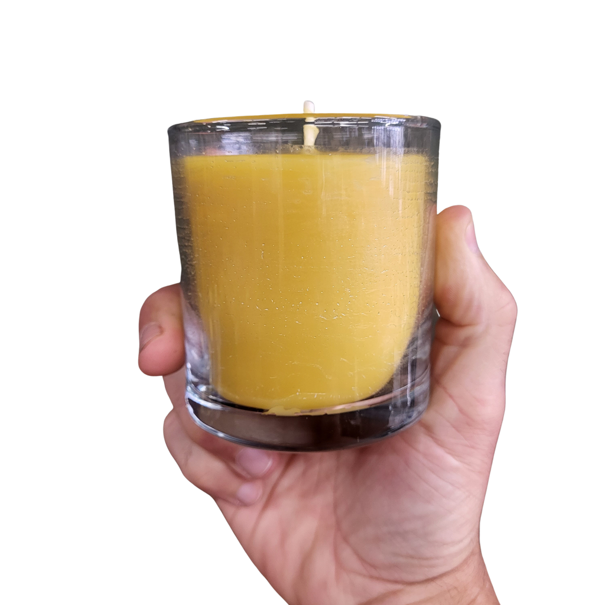 Old Fashioned Glass Candle – Foxhound Bee Company